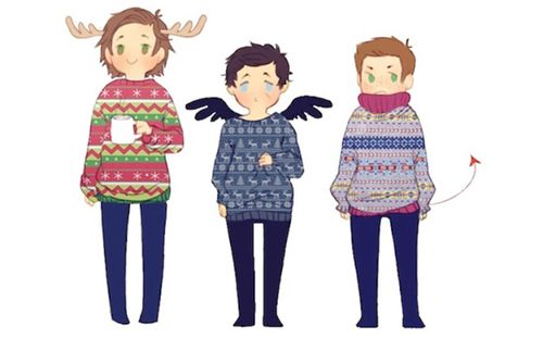 Here's what your favorite character looks like in a holiday sweater ...